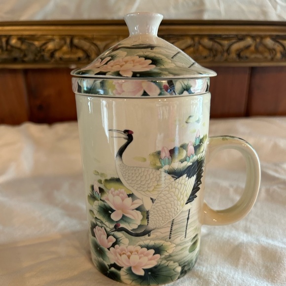 Vintage | Kitchen | World Market Stork Tea Diffuser Asian Decor ...